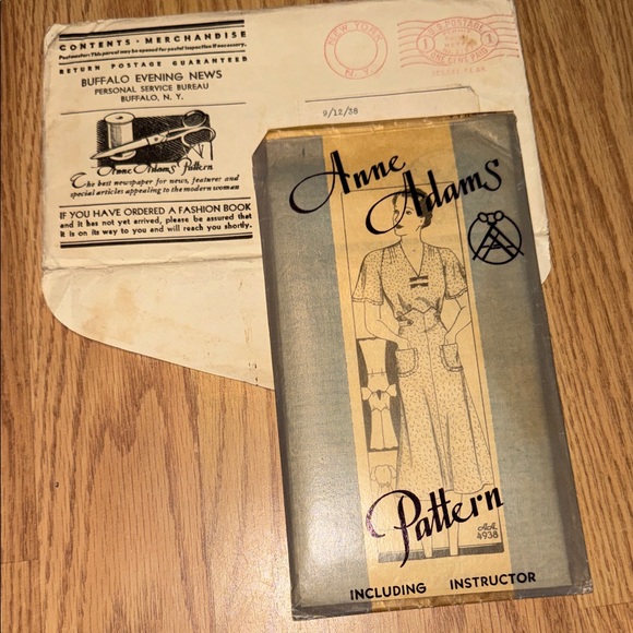 anne Adams | Other | Vintage Sewing Pattern 938 | Poshmark